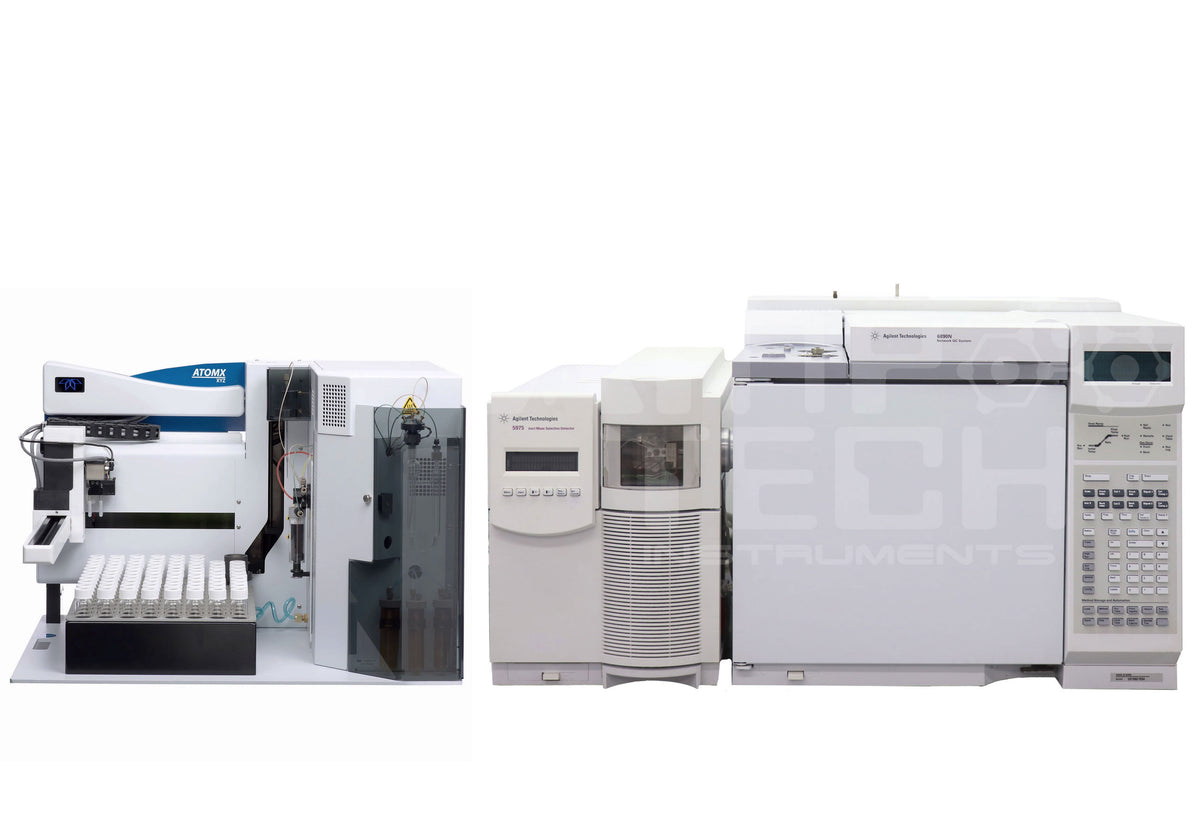 Agilent 6890N 5975 GC/MS System w/ Tekmar Atomx XYZ Trap & Purge – AmpTech Instruments