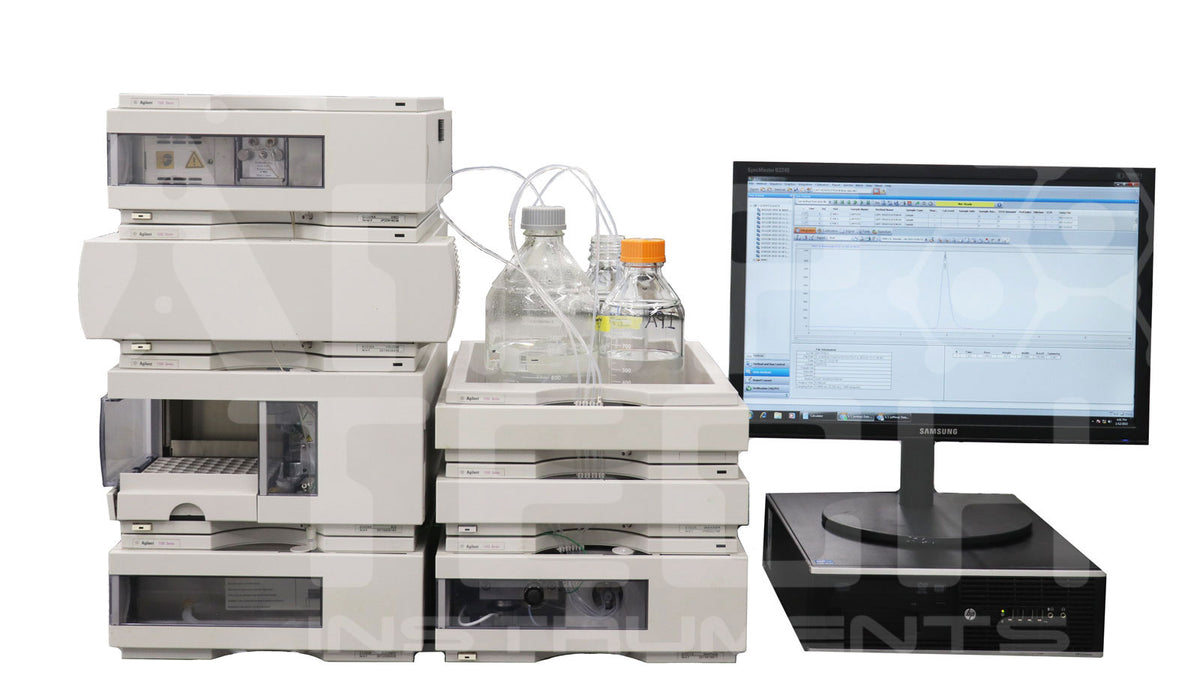 Agilent 7-Piece 1100 HPLC System w/ VWD + QuatPump – AmpTech Instruments