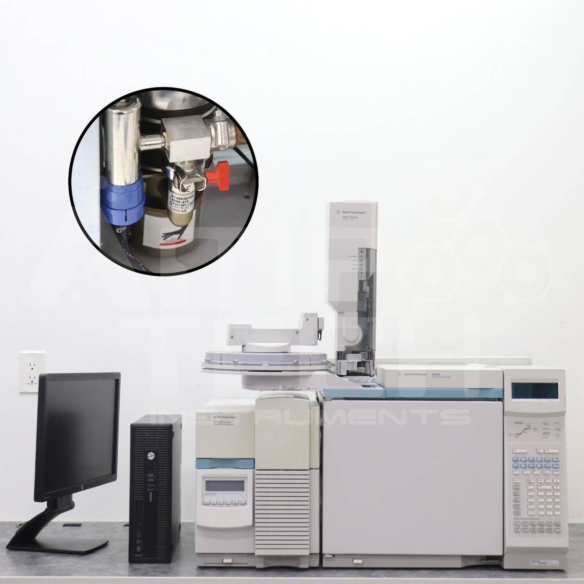 Agilent 6890N 5973N Diffusion Pump GCMS System w/ 7683 Autosampler ...