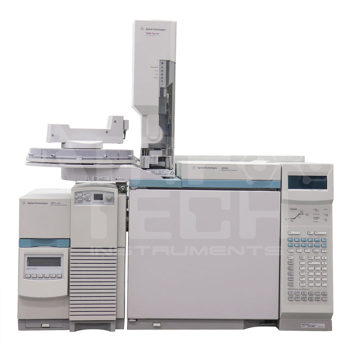 Agilent 6890N 5973N EI/CI Turbo Pump GCMS System w/ 7683 Autosampler ...