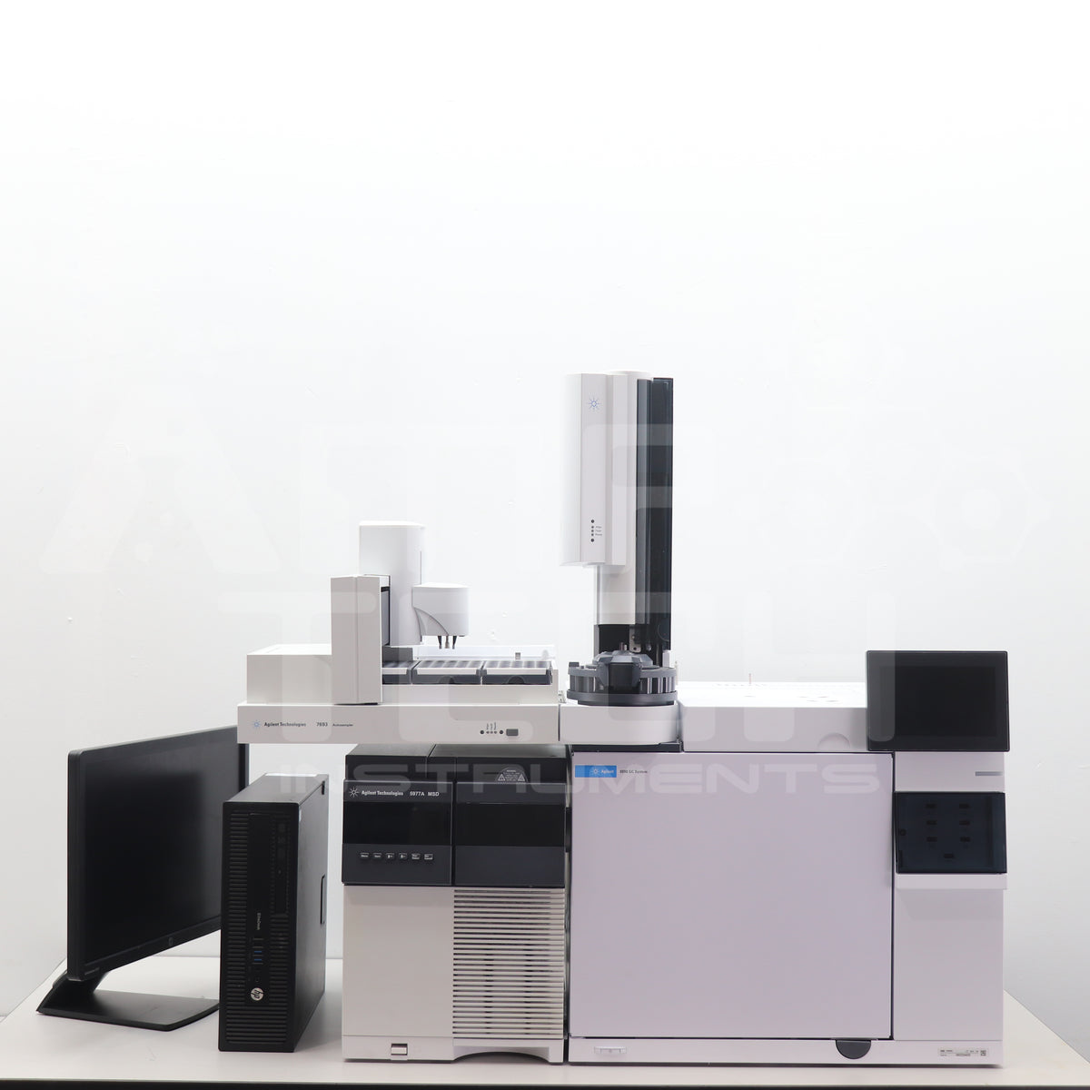 Agilent 8890 5977A GCMS FID System w/ 7693 Autosampler & Computer ...
