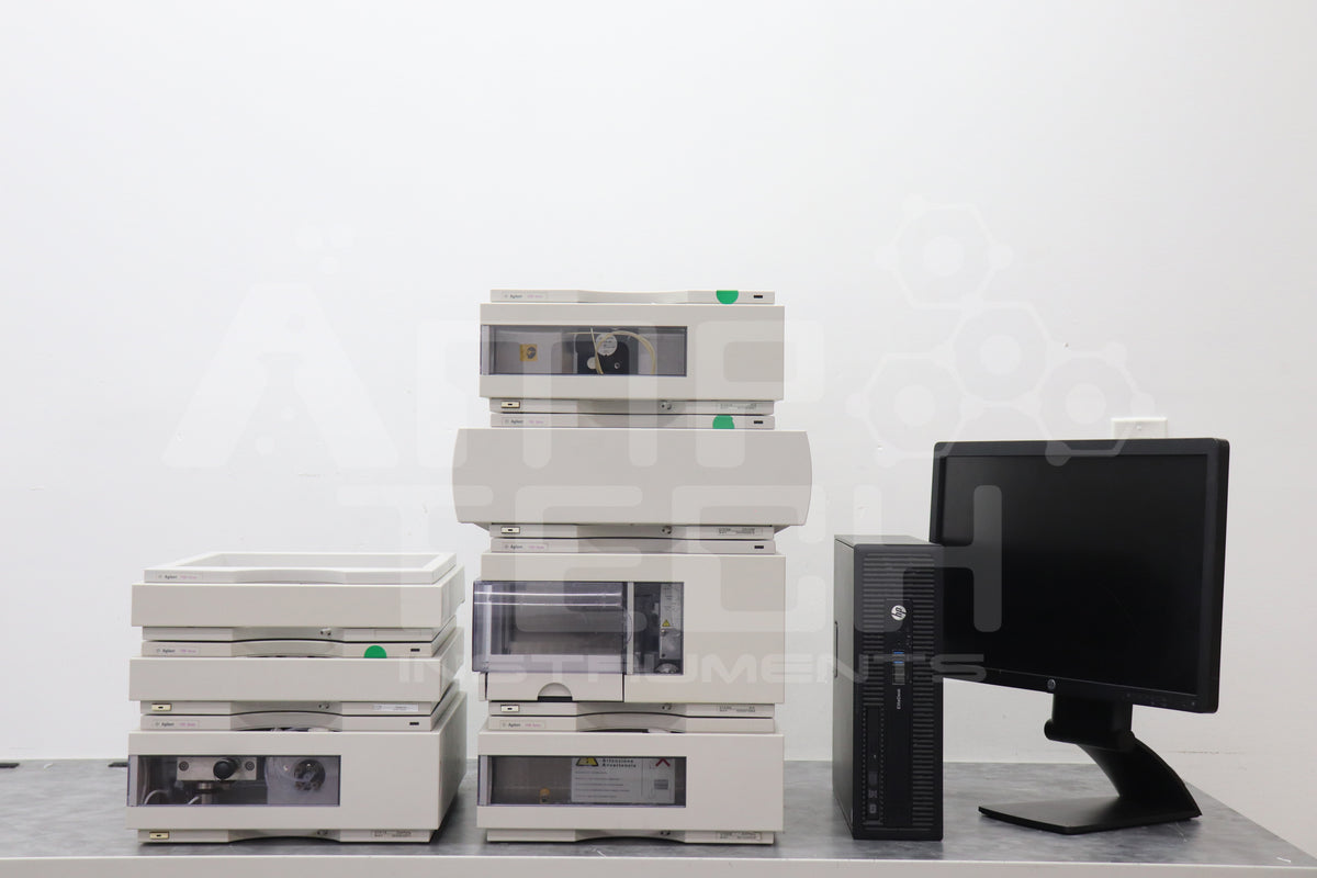 Agilent 7-Piece 1100 HPLC System w/ FLD + QuatPump – AmpTech Instruments